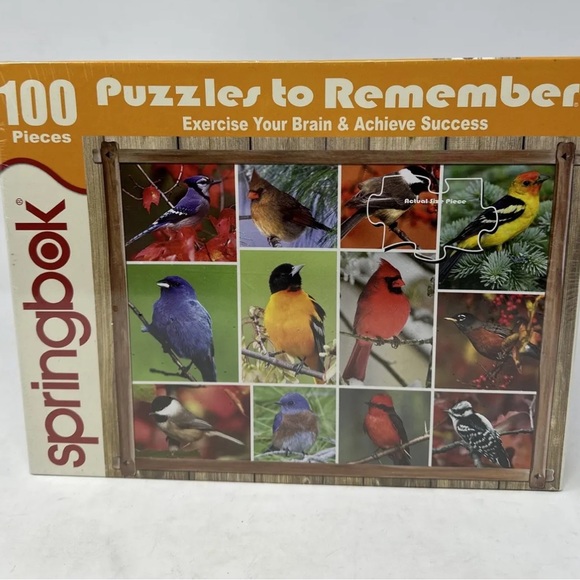Springbok | Games | 27 Springbok Puzzles To Remember Songbirds 100 Pc ...